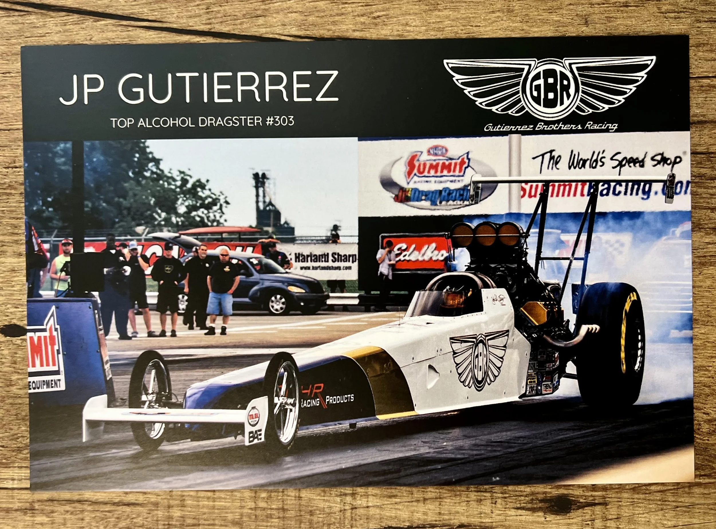 2023 RACE SEASON SIGNED HERO CARD