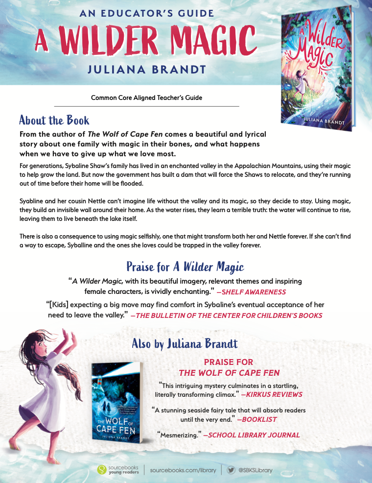 Reader’s Guide for A Wilder Magic — Juliana Brandt