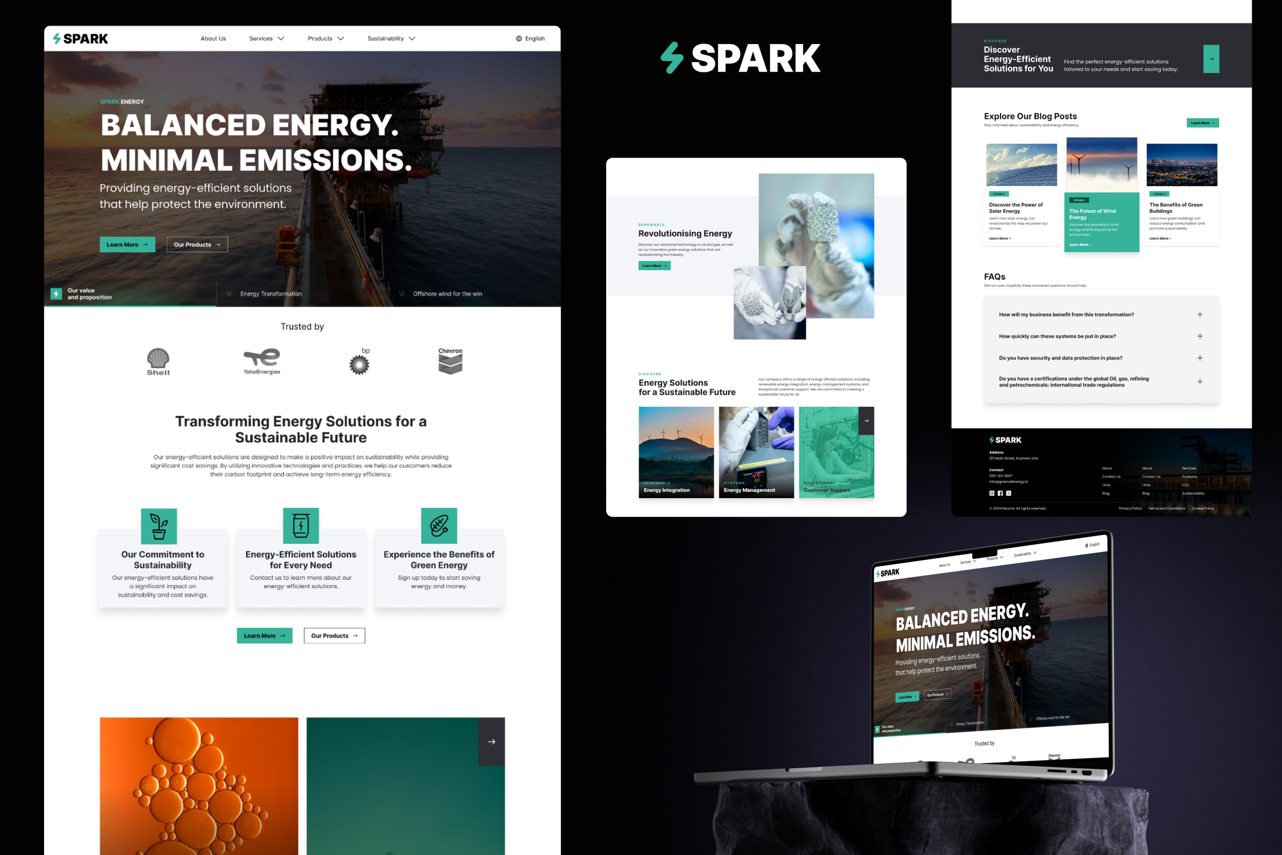 Green Oil Energy / Spark Energy — Ekasoa: Digital Designer