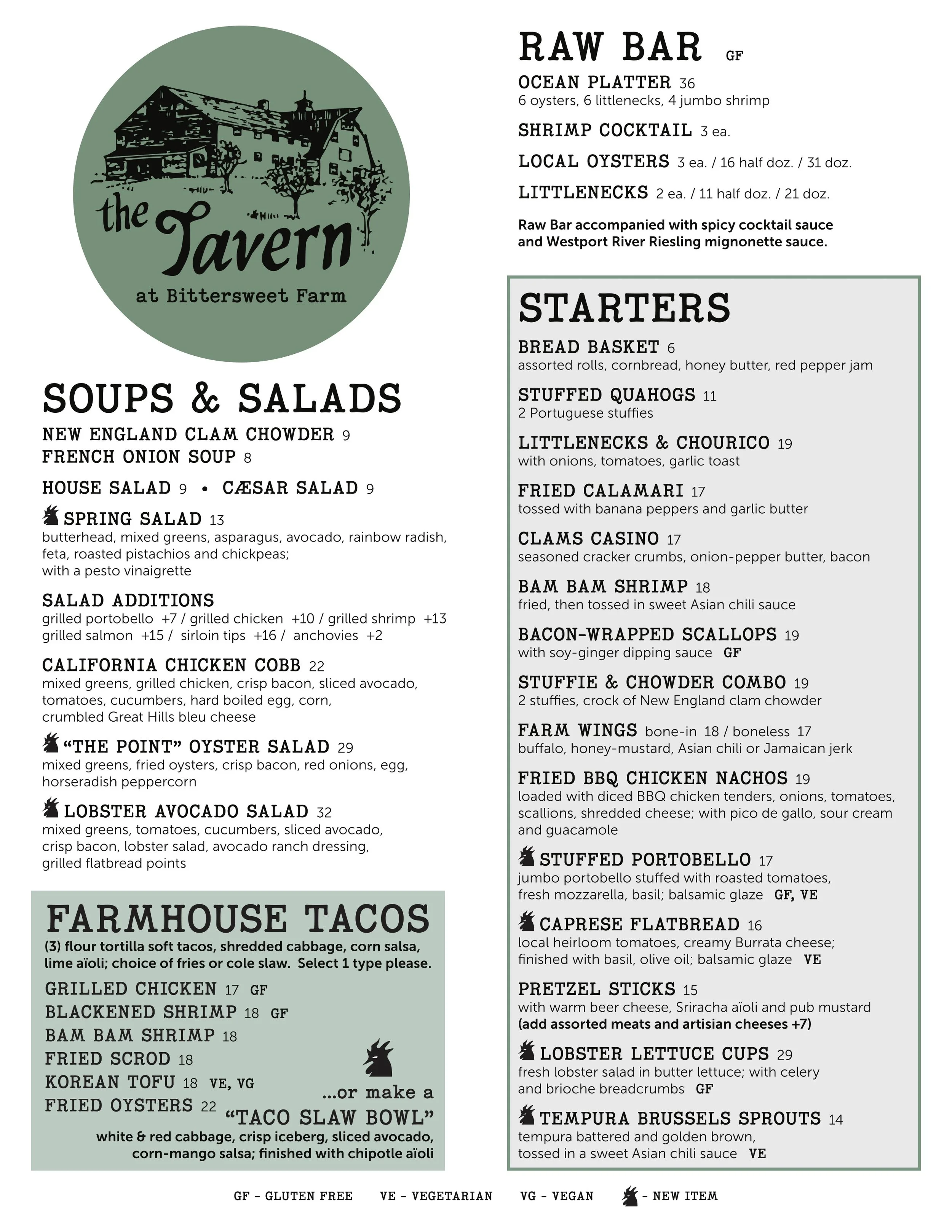 Menu | Discover Delicious Local Cuisine Today — Bittersweet Farm