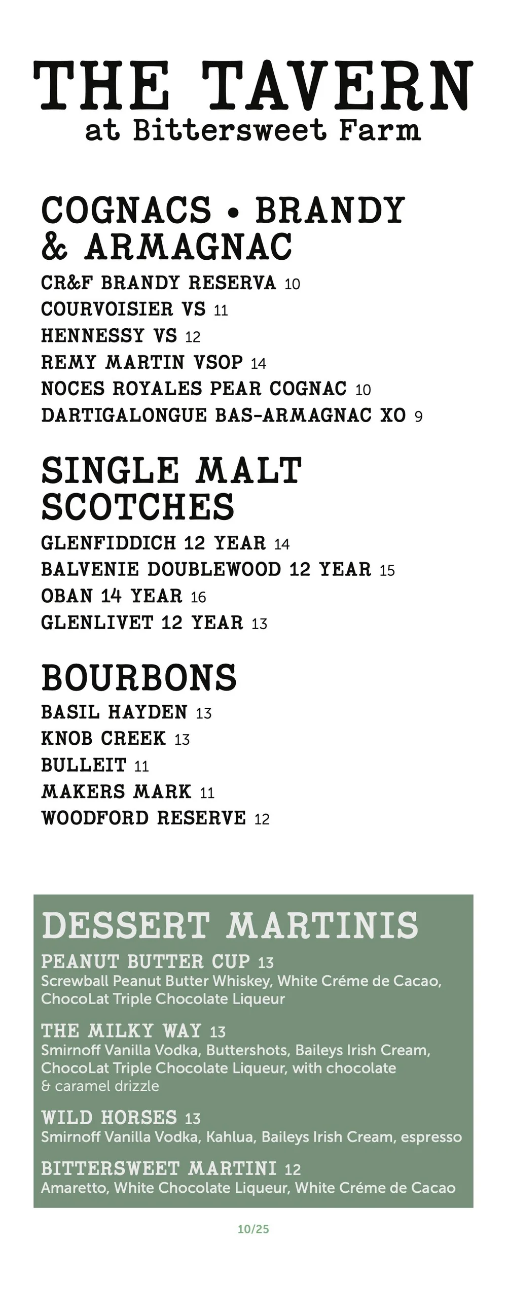 Menu | Discover Delicious Local Cuisine Today — Bittersweet Farm