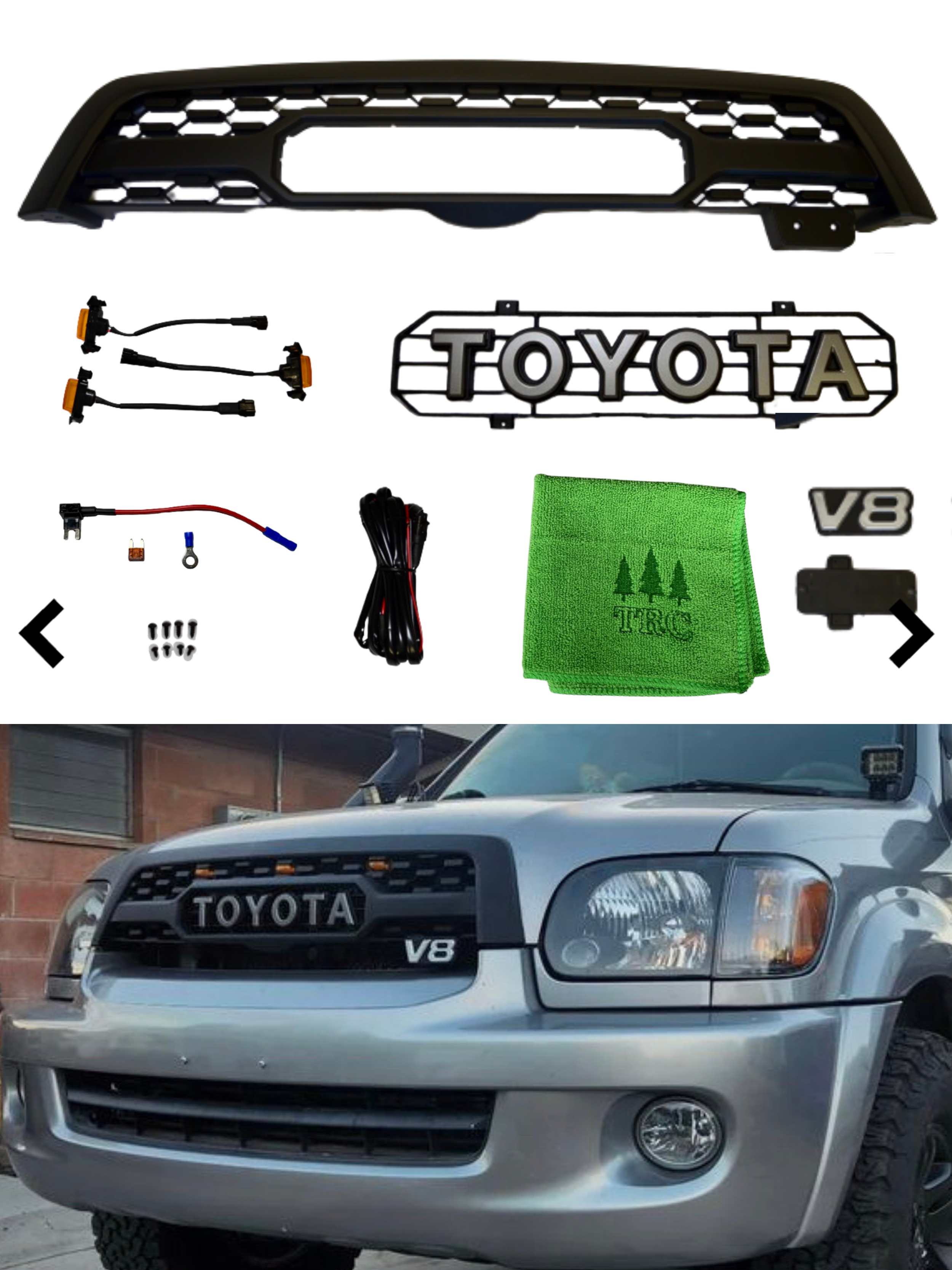 Toyota Sequoia Black Window Trim (2001-2007) — Trail Runner Customs