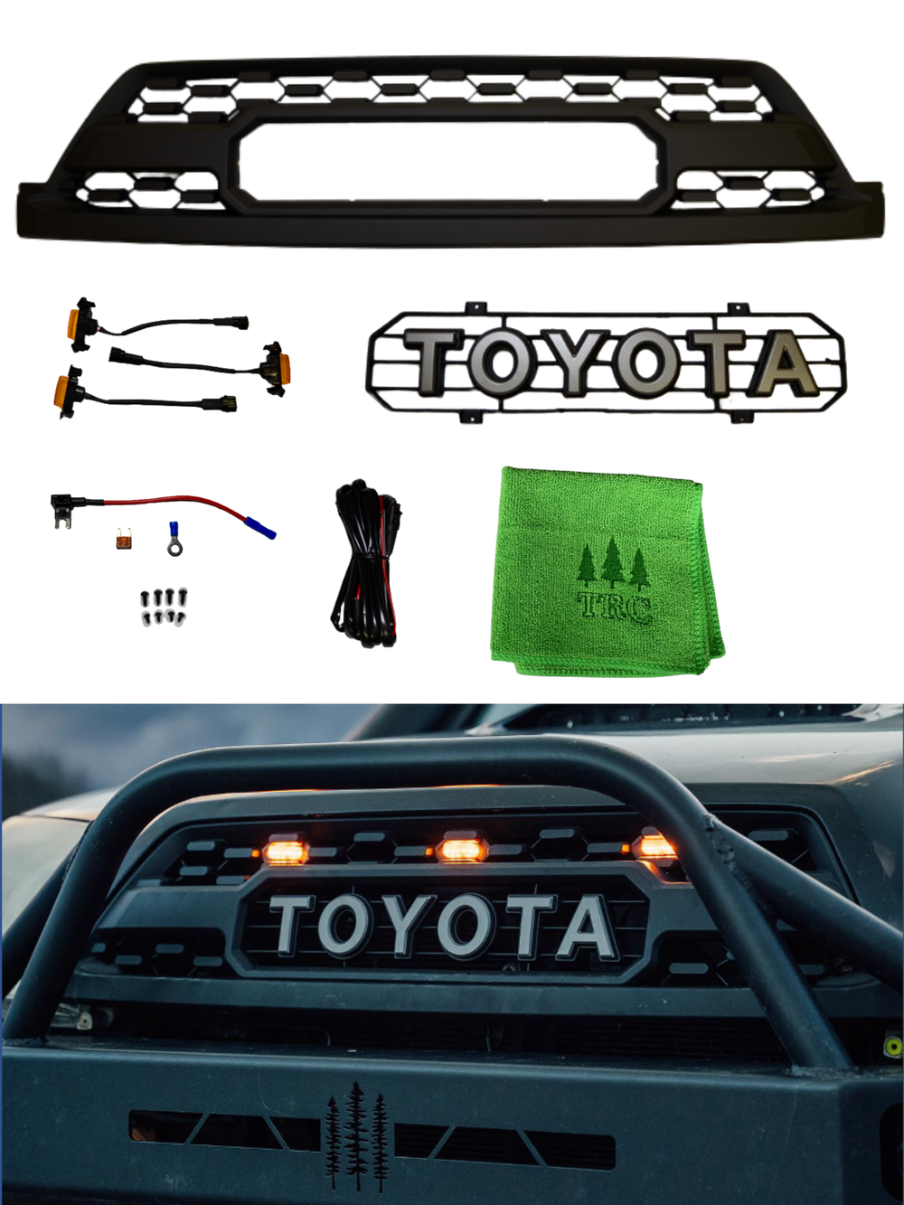 4th Gen 4Runner Grill 2006-2009 TRD Pro Grille — Trail Runner Customs