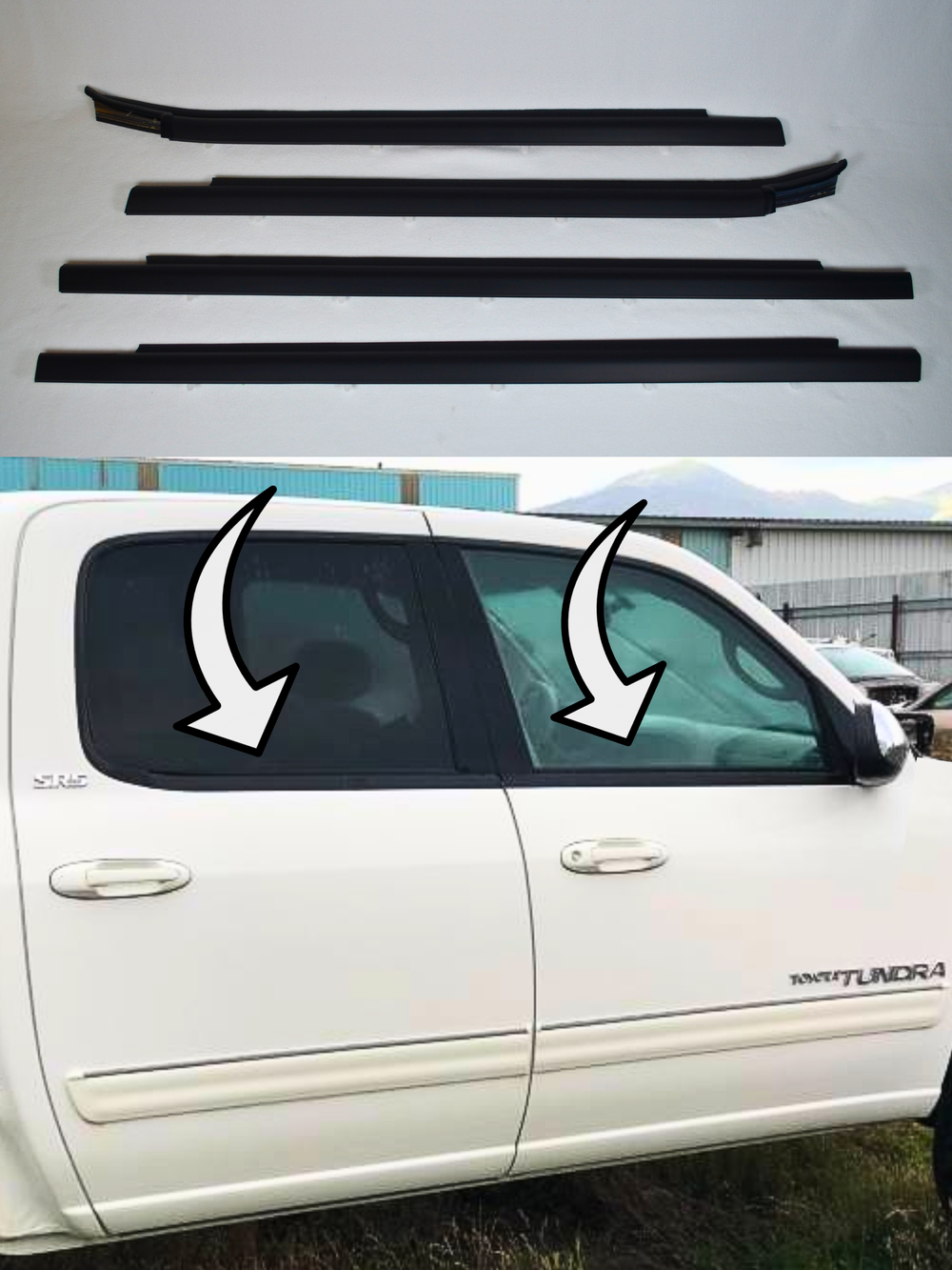 Lexus GX470 Black Window Trim (2003-2009) — Trail Runner Customs