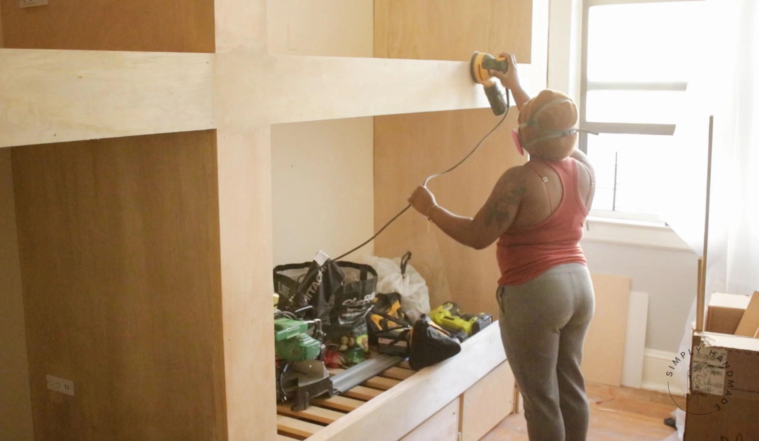 Renter-Friendly “Built-In” Bunk Beds (Part 3) — SIMPLY HANDMADE STUDIOS