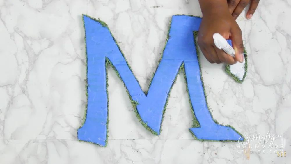 DIY Moss Decorative Letters — SIMPLY HANDMADE STUDIOS