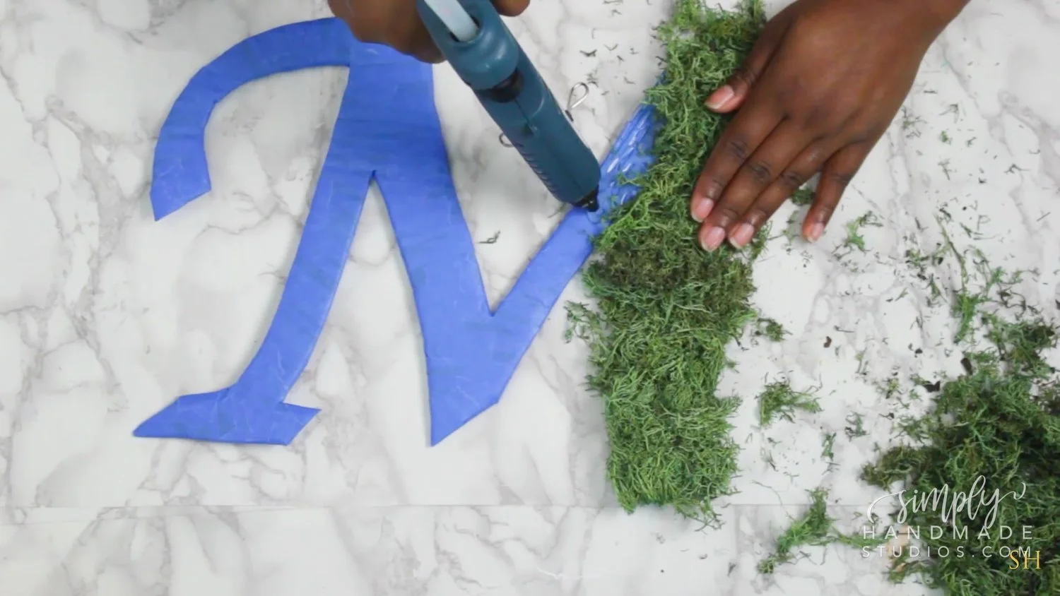 DIY Moss Decorative Letters — SIMPLY HANDMADE STUDIOS
