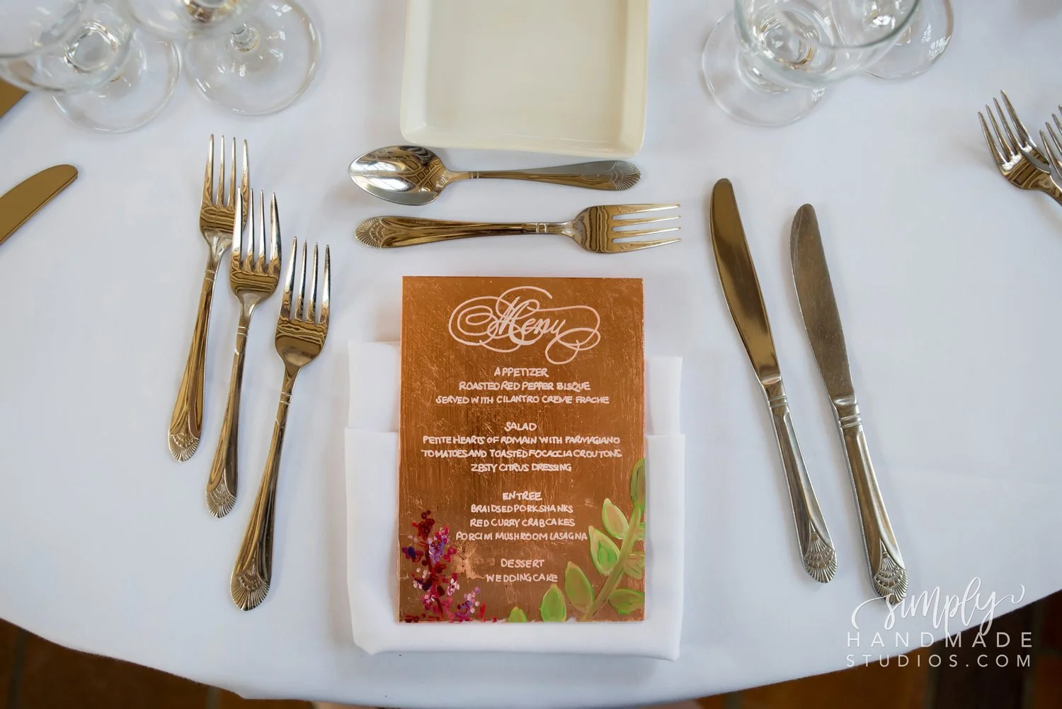 DIY Wedding Menu Template — SIMPLY HANDMADE STUDIOS