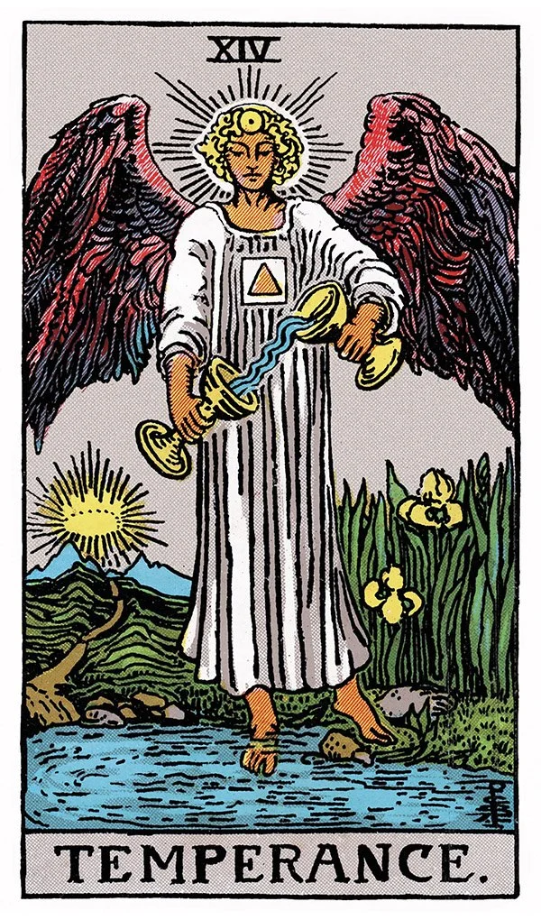 Temperance Key 14 — New Angel Tarot