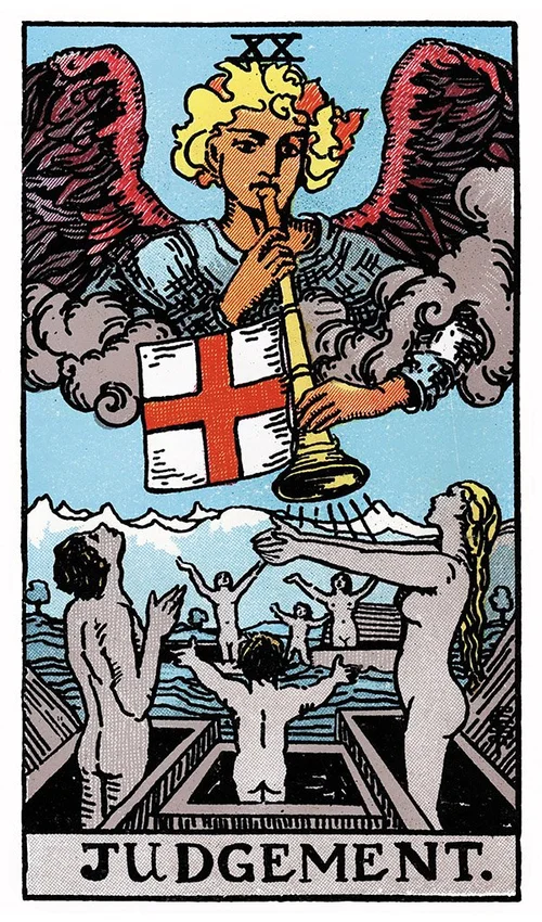 Judgement Key 20 — New Angel Tarot