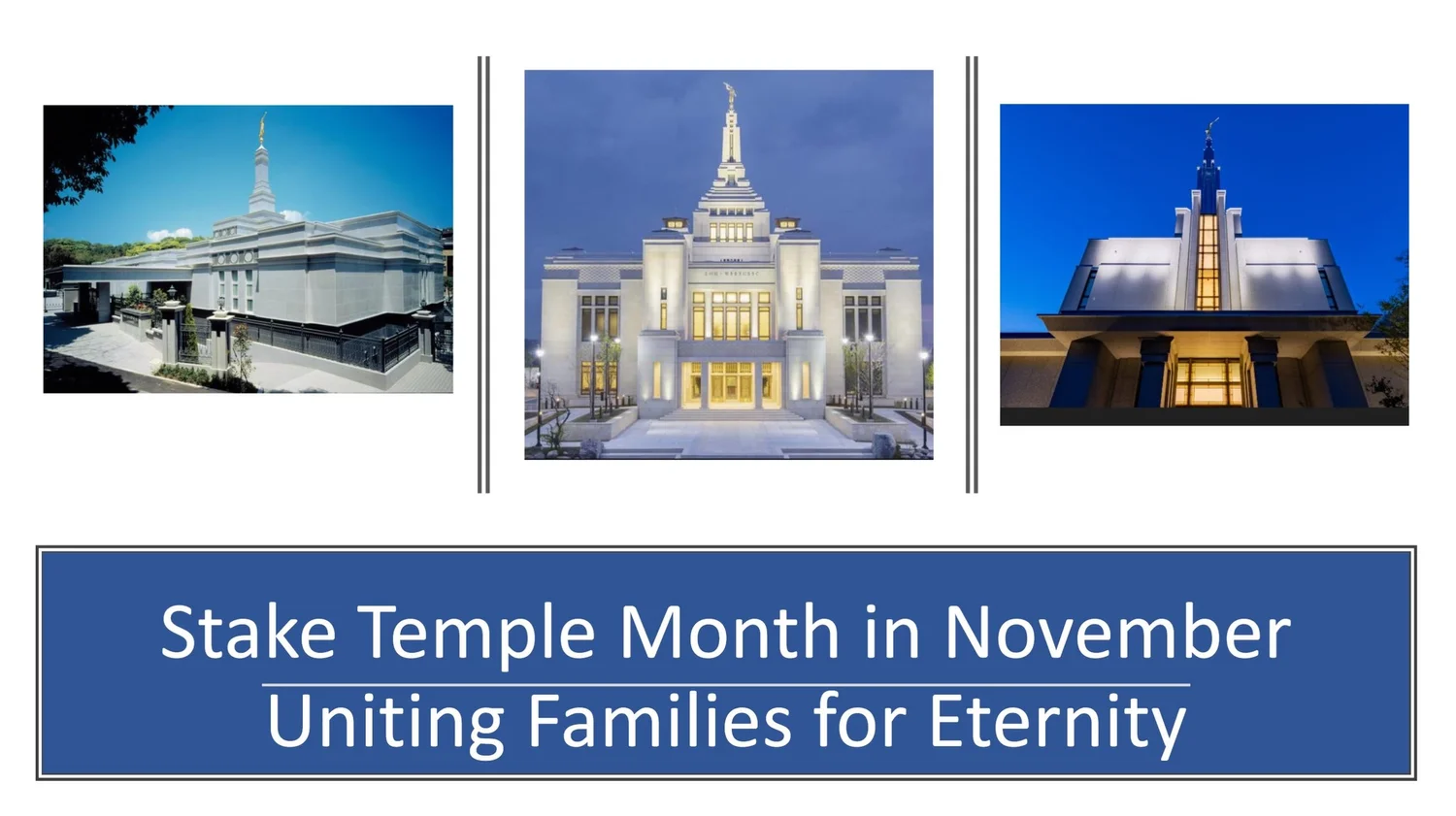 November Is Stake Temple Month! — Tokyo South Stake
