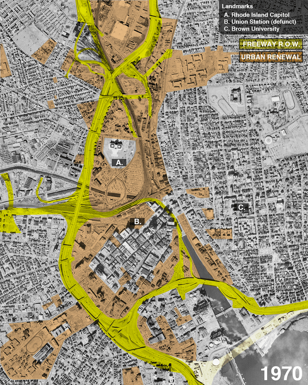 Freeways & Urban Renewal — SEGREGATION BY DESIGN