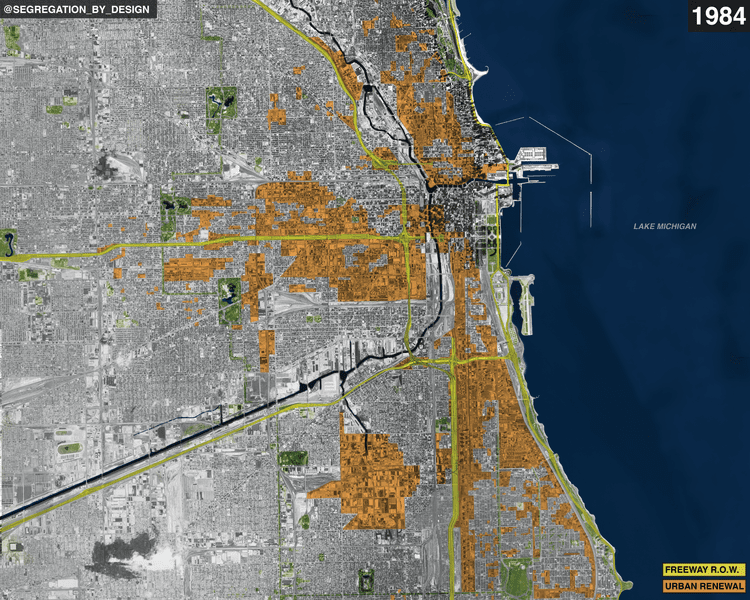 Freeways & Urban Renewal — SEGREGATION BY DESIGN