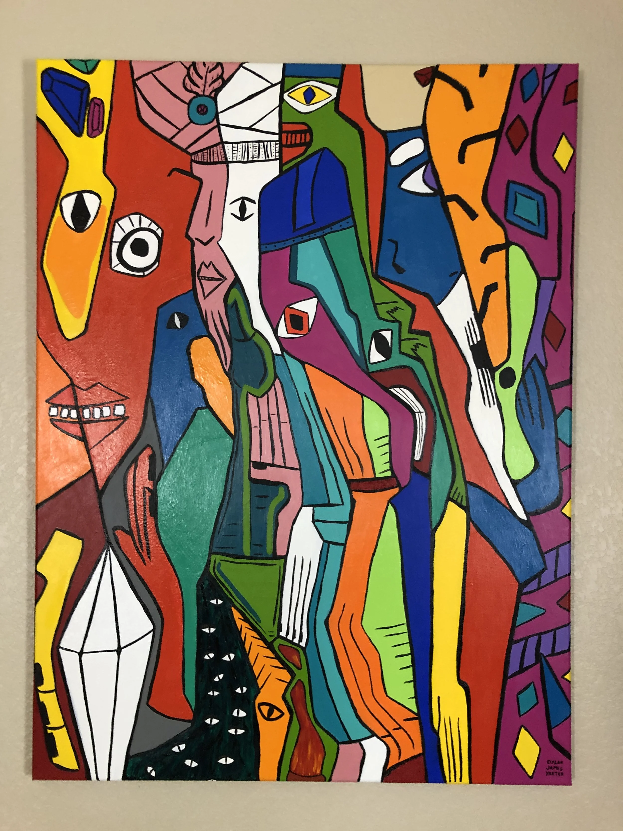 Bizarre Bazaar by Dylan Yarter - 30x40" Acrylic on Canvas — The Bazaar ...