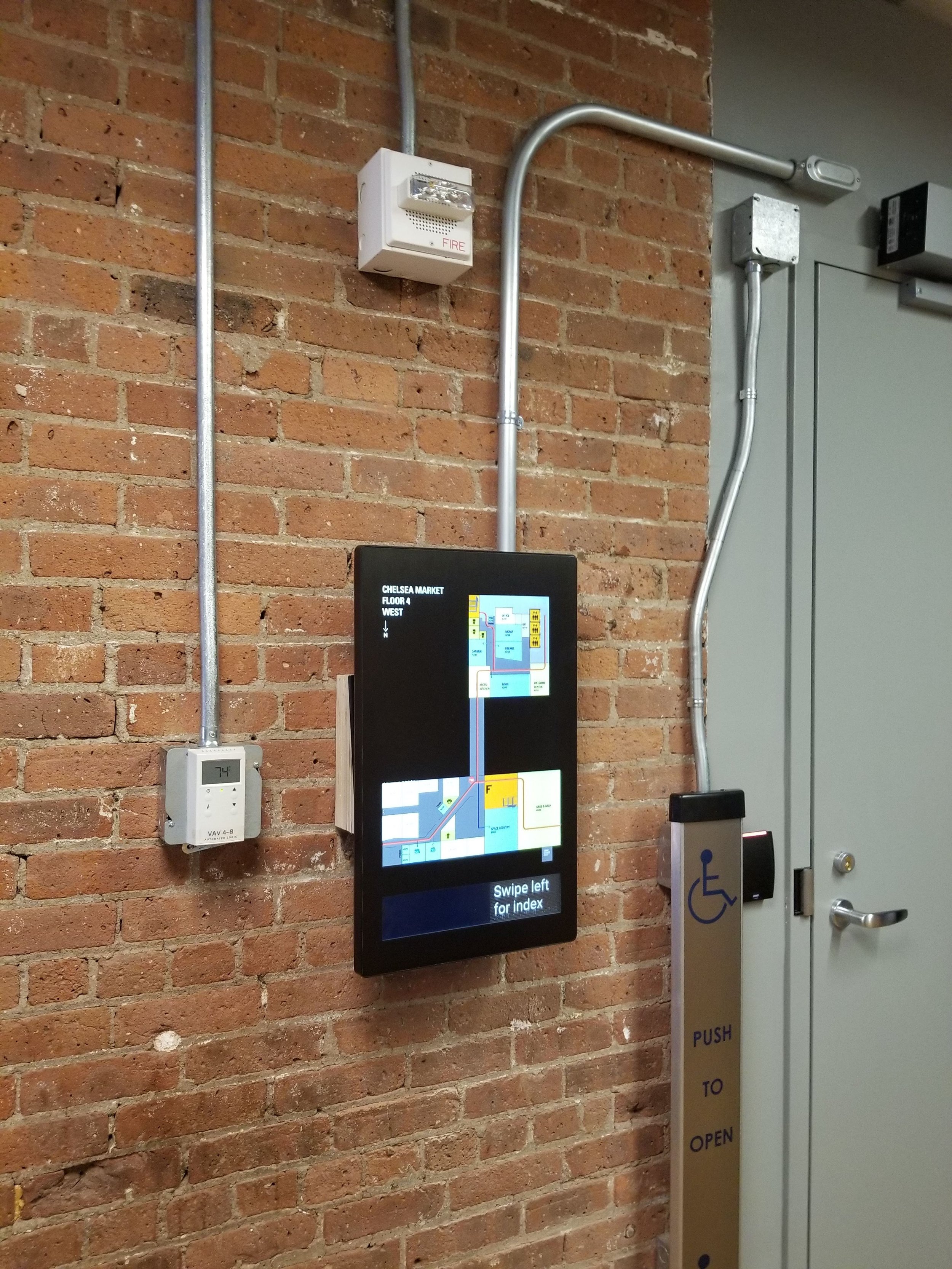 Office Building Wall Mounted Floor Plans — Touch Graphics