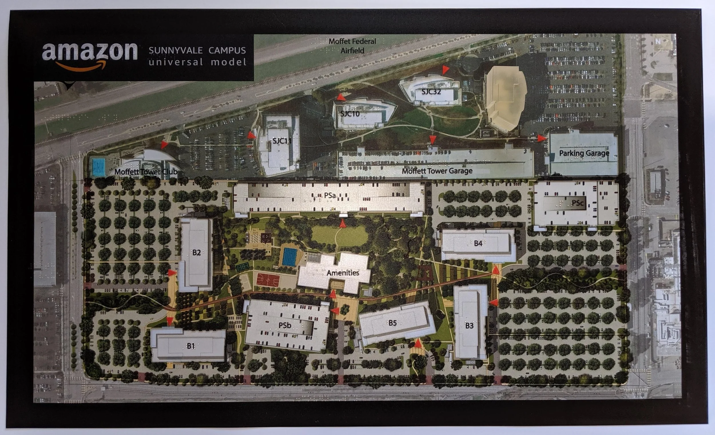 Amazon Sunnyvale Campus Model — Touch Graphics