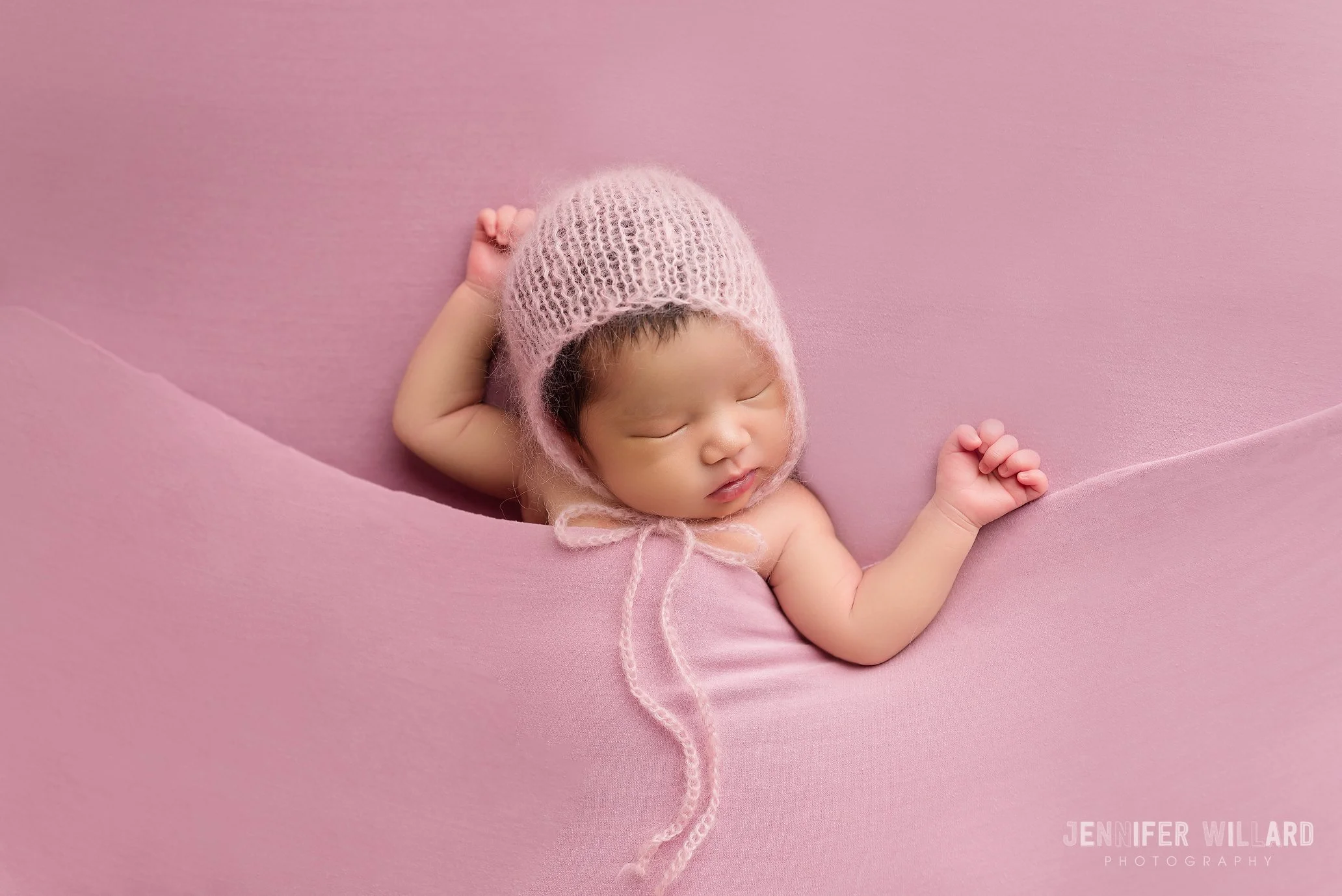 Using Pink in Newborn Portraits | Flowers and Props | Kingston Ontario ...