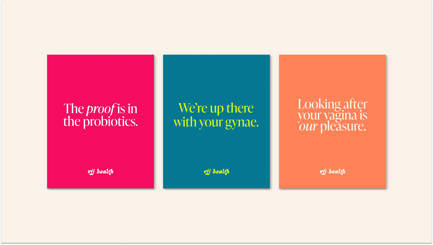 VJJ Health Rebrand — Unfound Studio