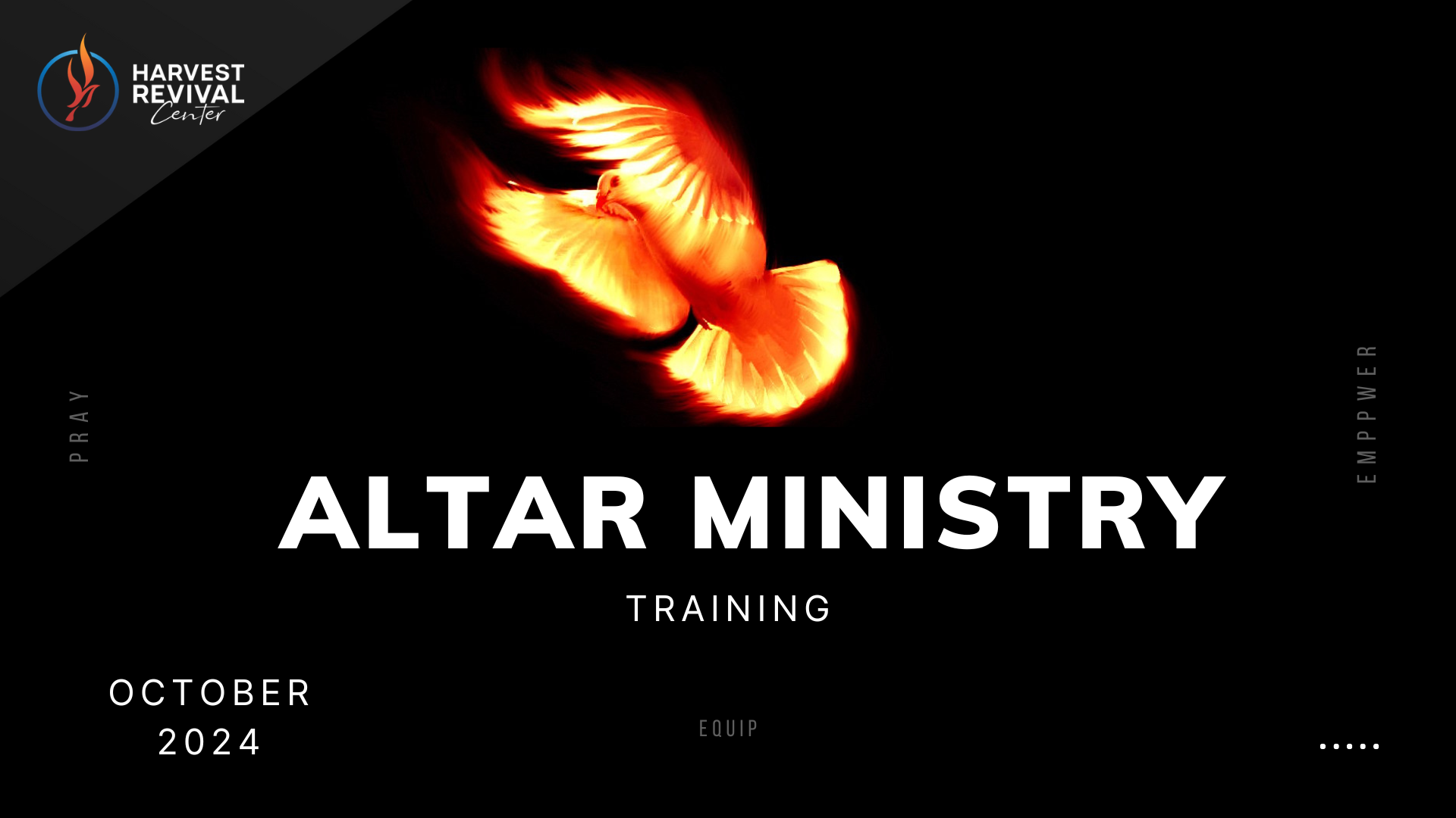 Equipping the Saints: Altar Ministry Training at Harvest Revival Center ...