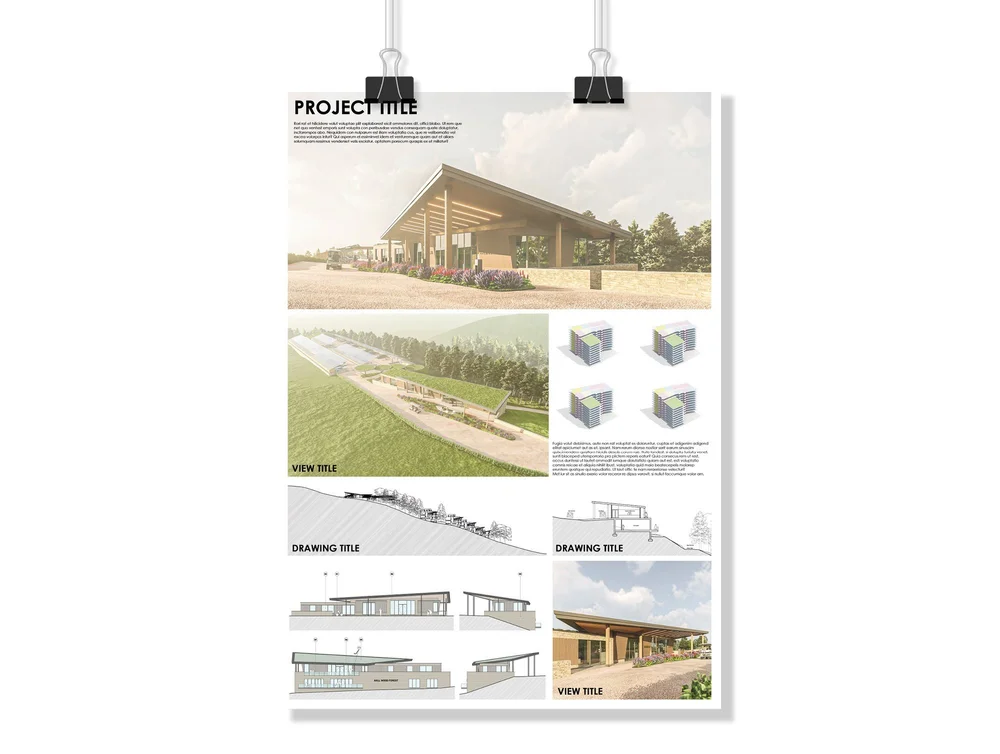 Architectural Presentation Sheet Format