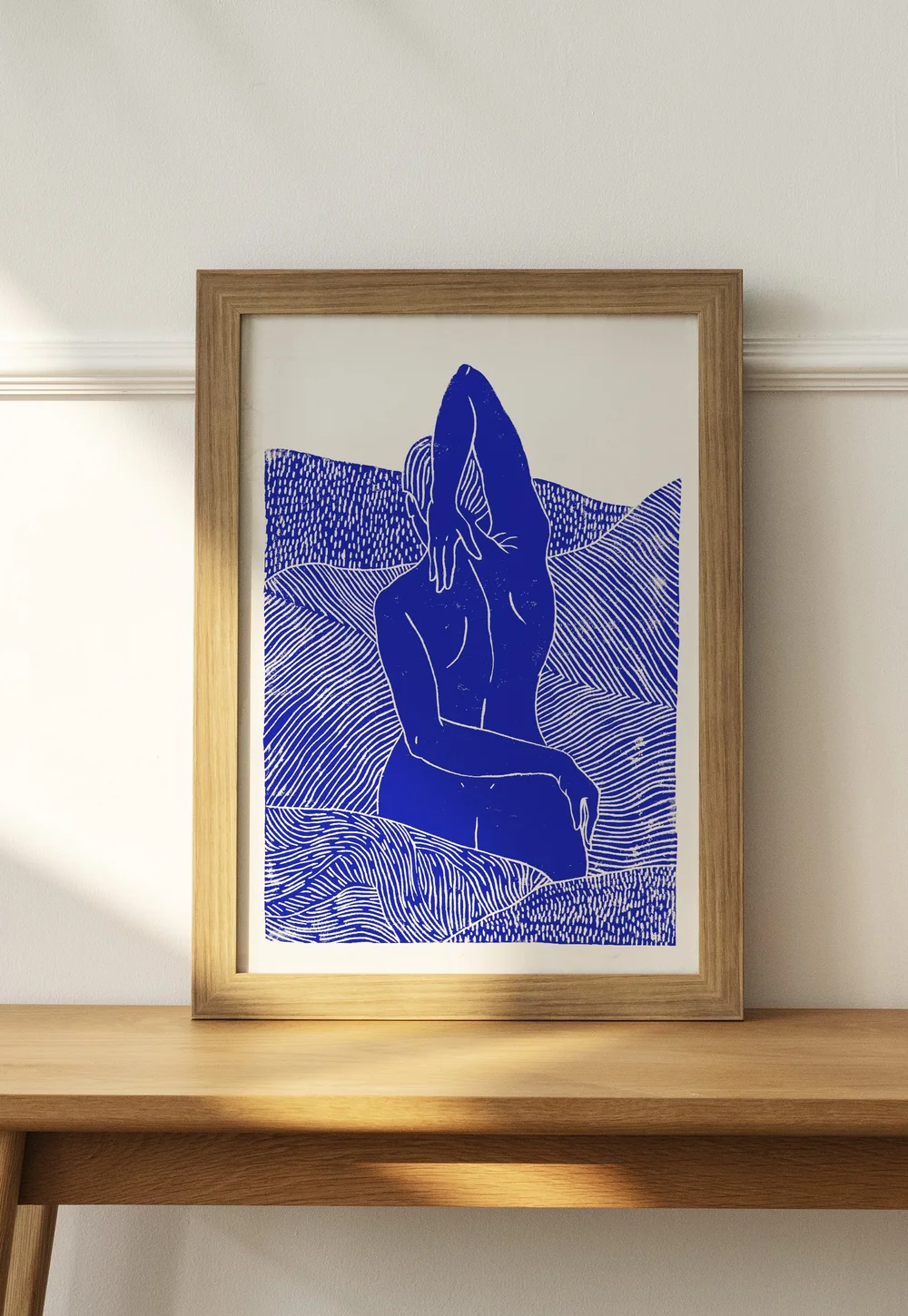 Maliv shop illustration linogravure linocut