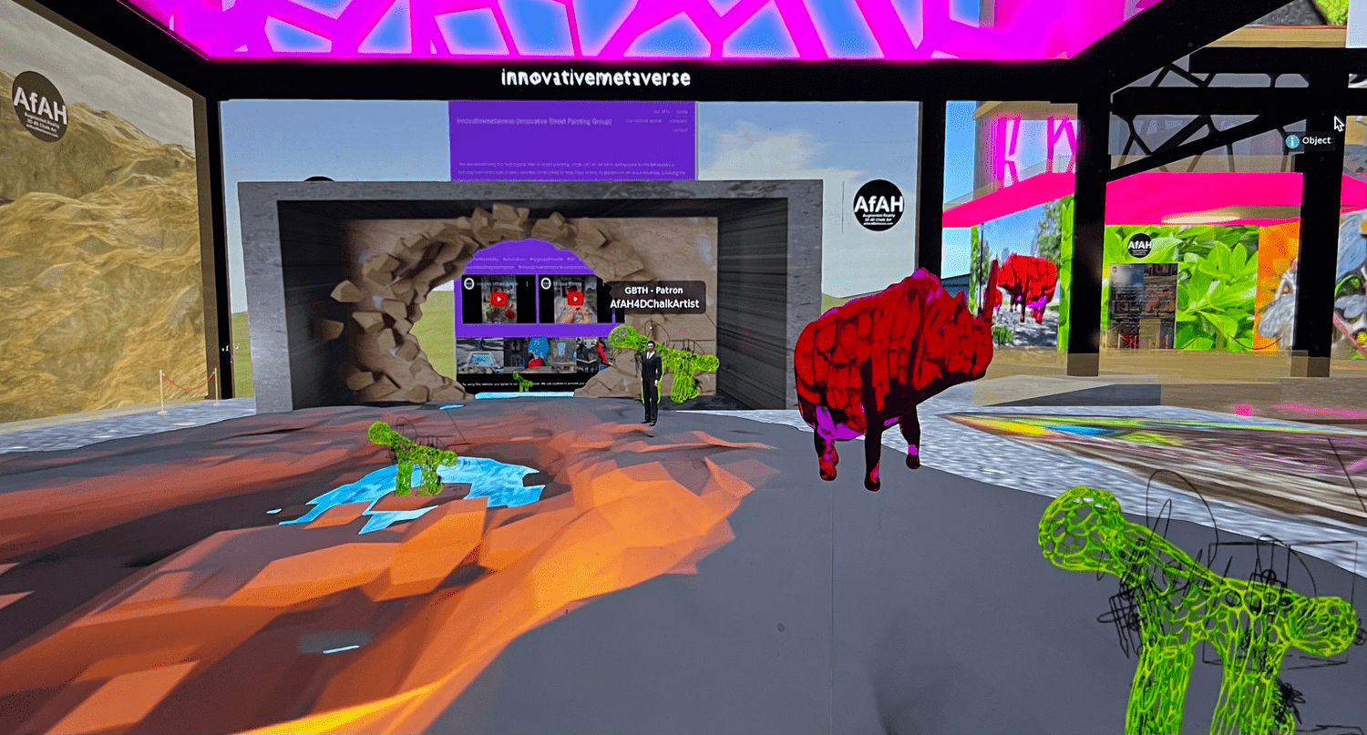 %innovativemetaverse: 4D augmented reality street art