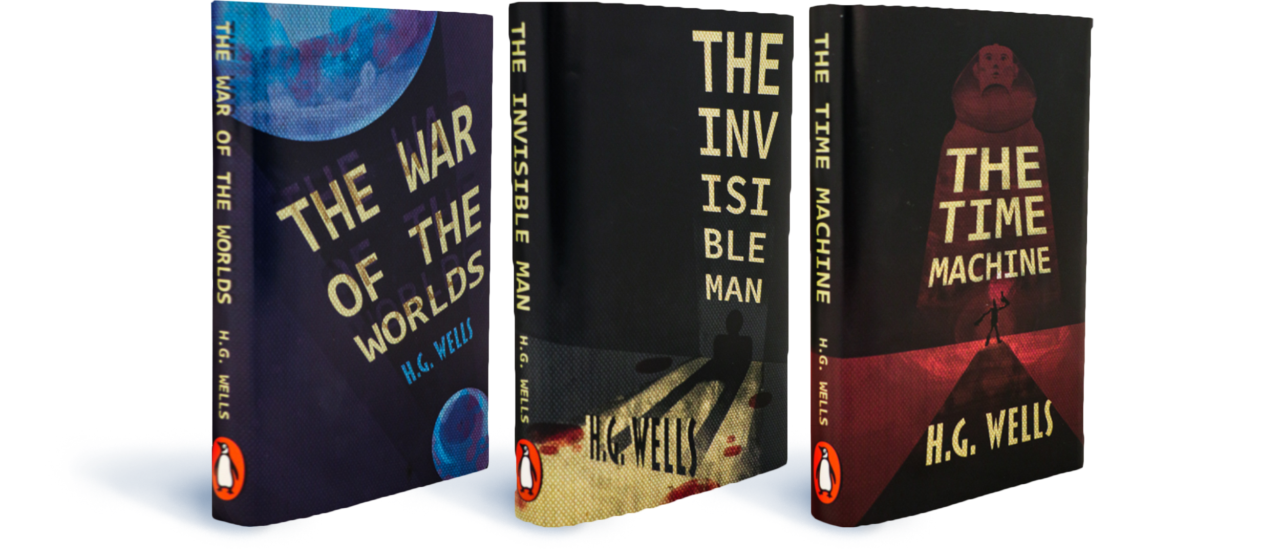 HG Wells Book Covers — Emory Illustrated