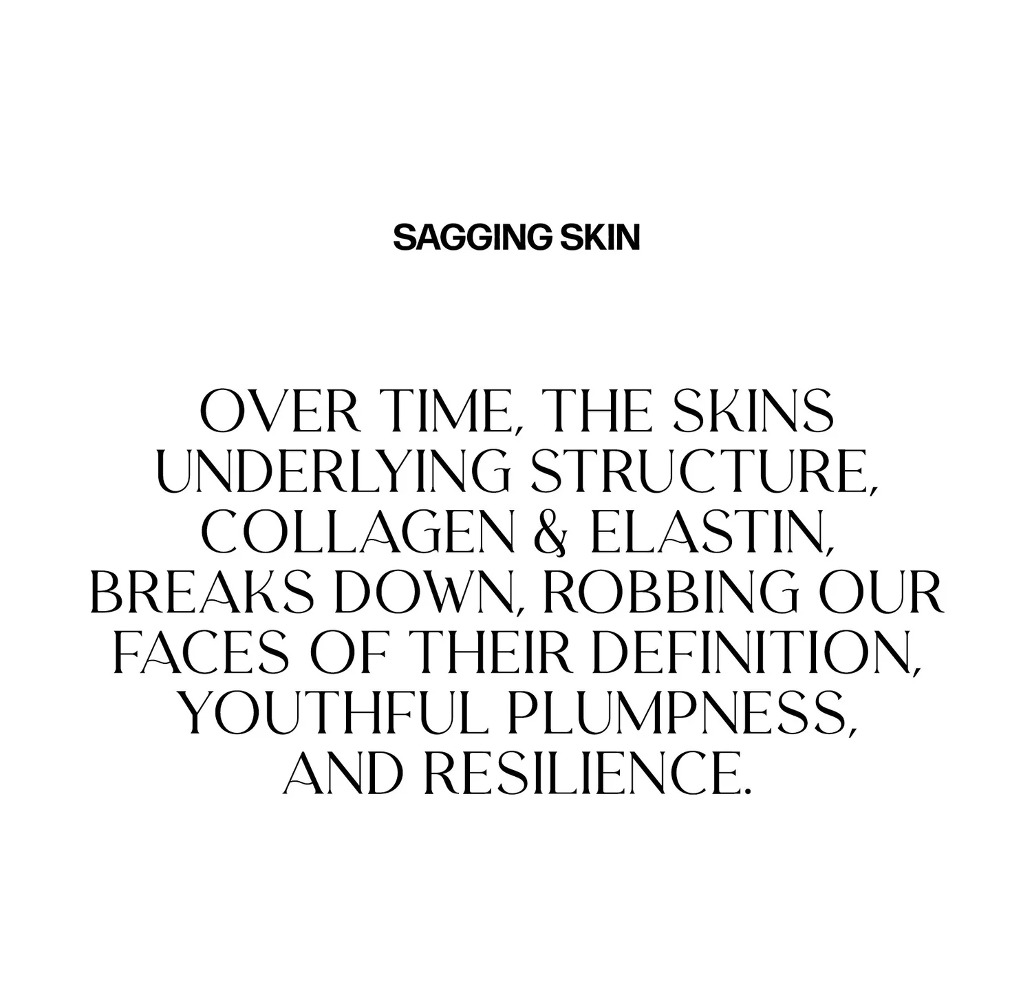 SAGGING SKIN — S.Thetics