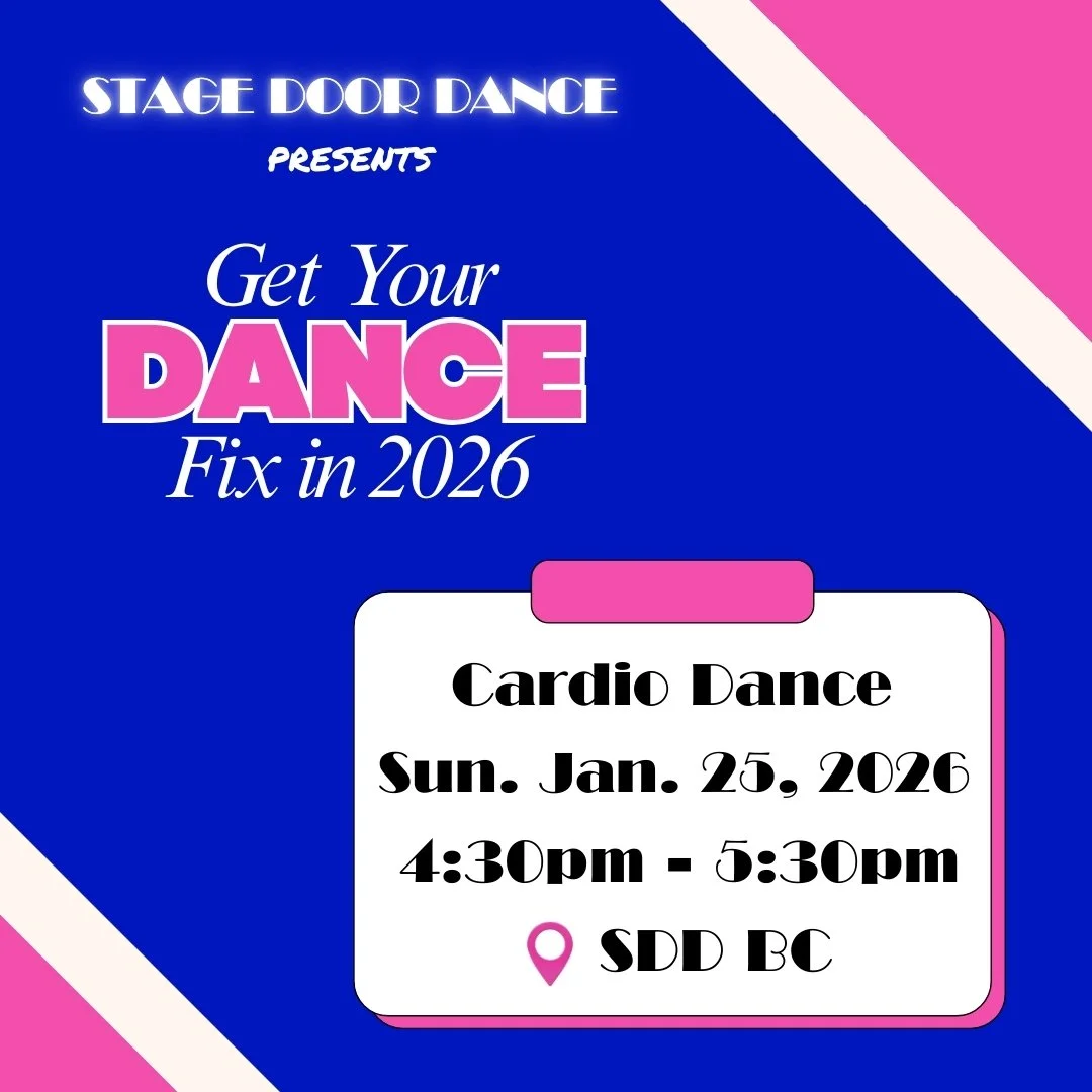 Get Your Dance Fix in 2026: Cardio Dance: Jan. 25th @ 4:30pm — Stage ...