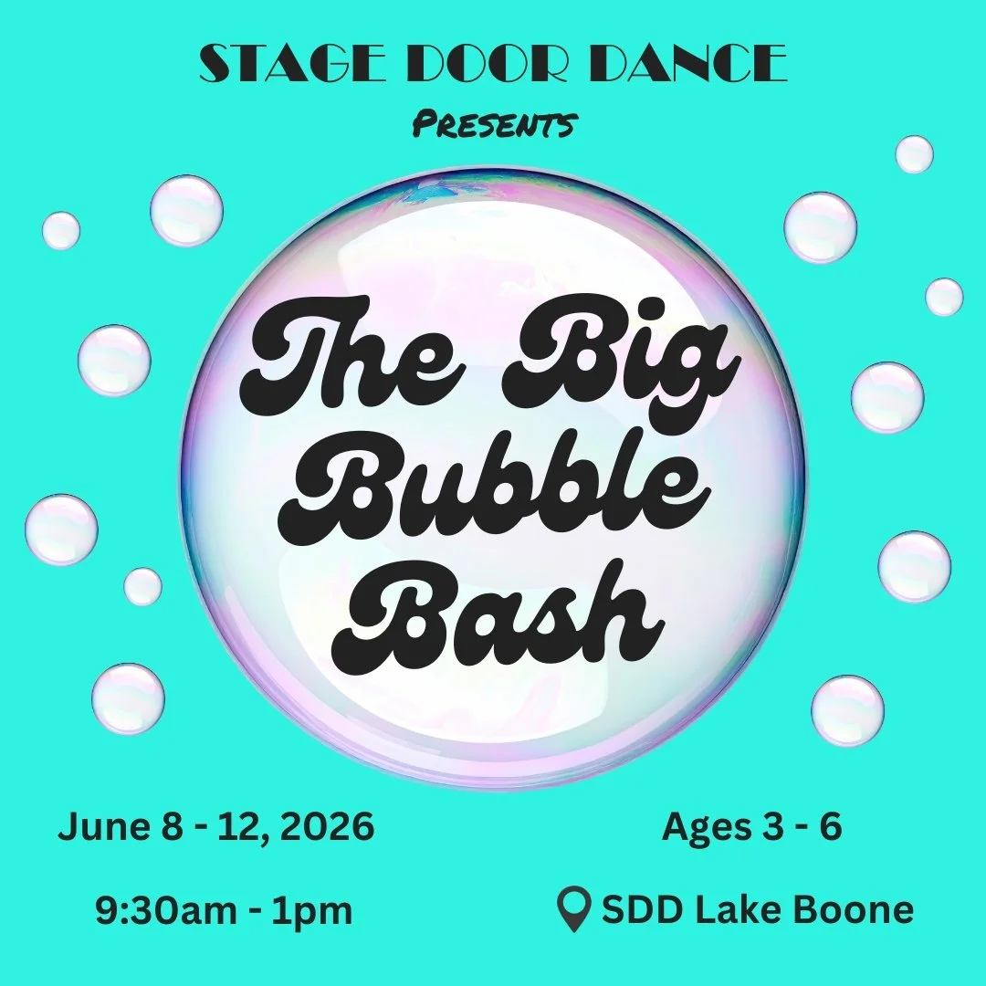 Big Bubble Bash Camp! — Stage Door Dance | Performing Arts Studio in ...