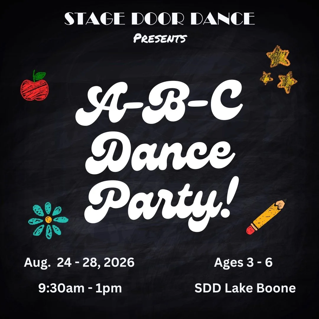 ABC Dance Party! *ONLY 2 SPOTS REMAINING!* — Stage Door Dance ...