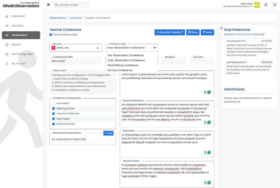 Toolset — iWalkObservation Web