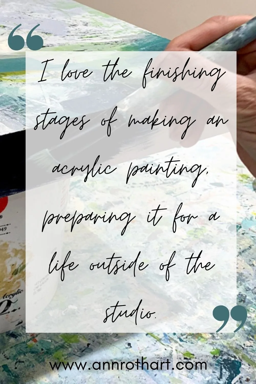 Finishing and Varnishing an Acrylic Painting — ANN ROTH