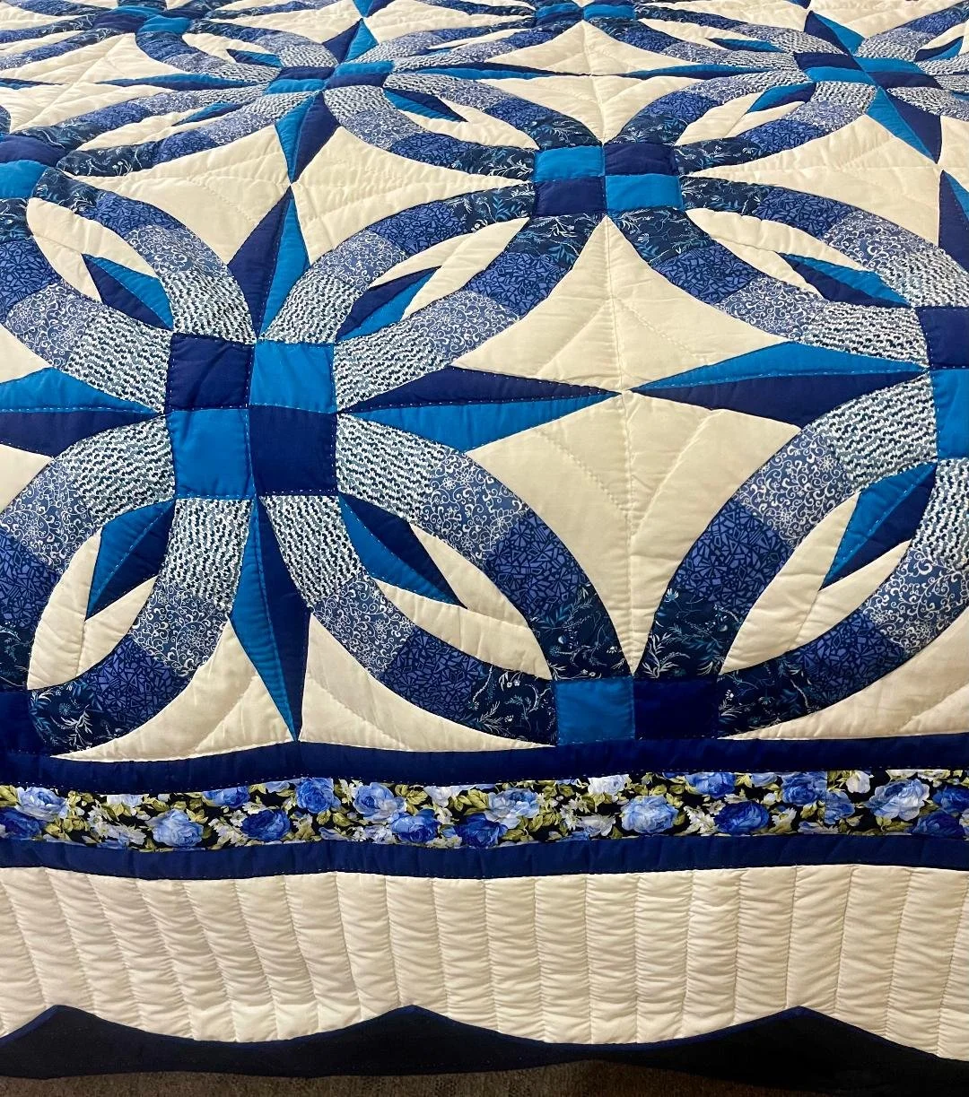 Blue Pattern Quilt — ForeverAmishMade | Est. 2010