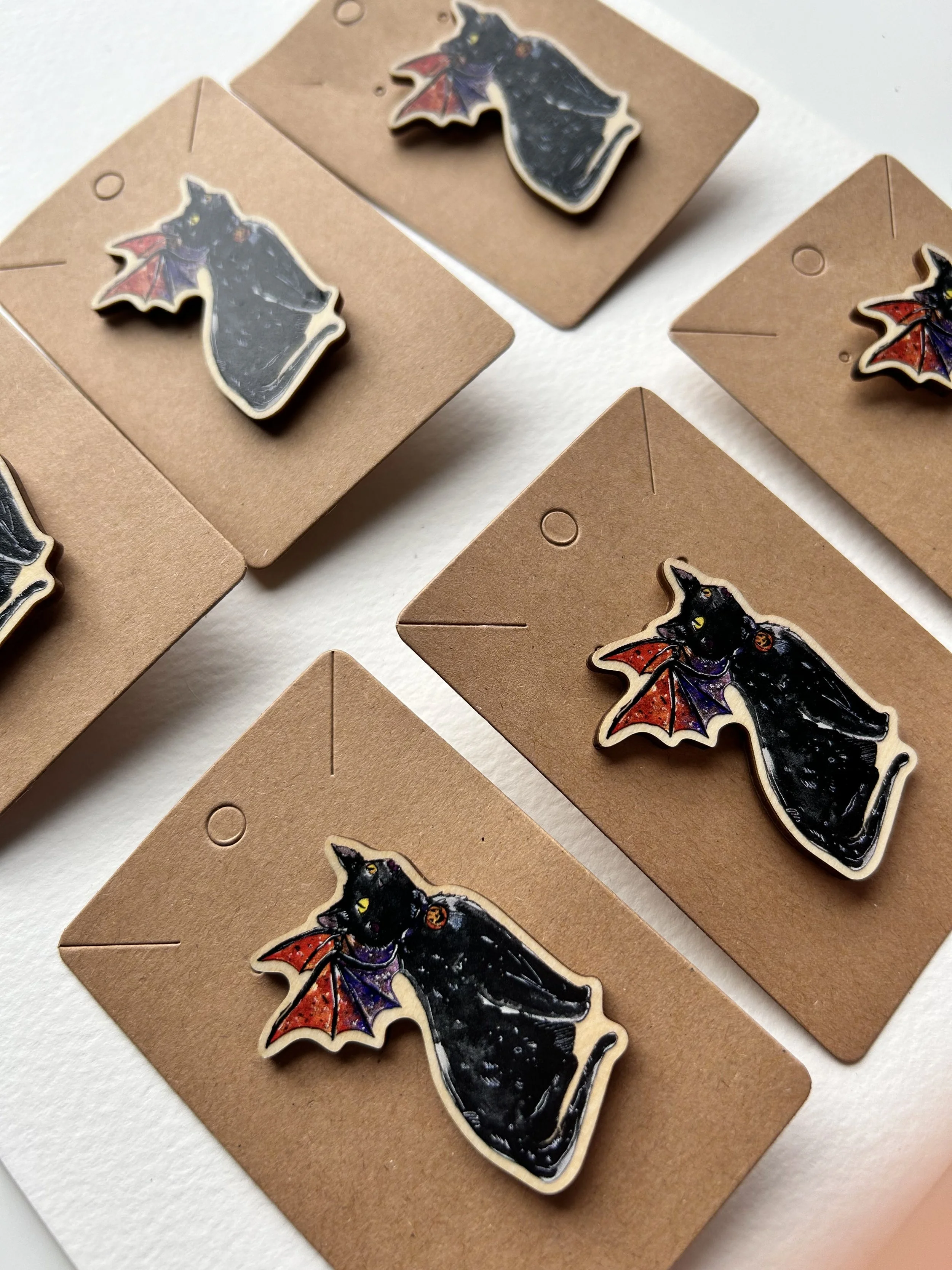 Vampire Bunny Pin — Aquabun