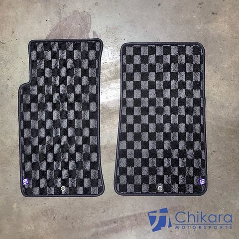 Chikara JDM Checkered Floor mats for Mazda Miata — AR Hindrichs