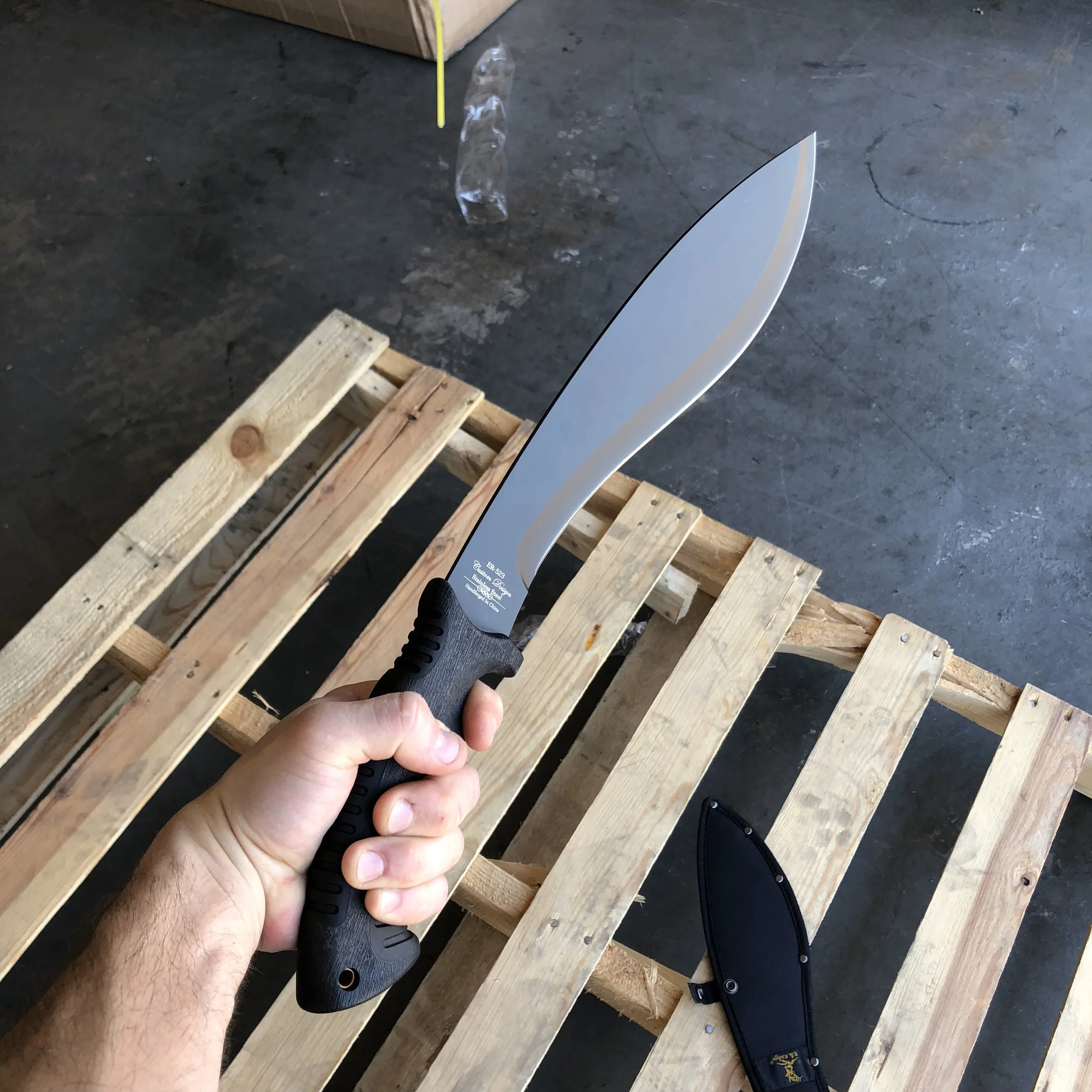 Machete Kukri Elk Ridge Con Filo Para Uso Rudo 523B — Armaduras Medievales