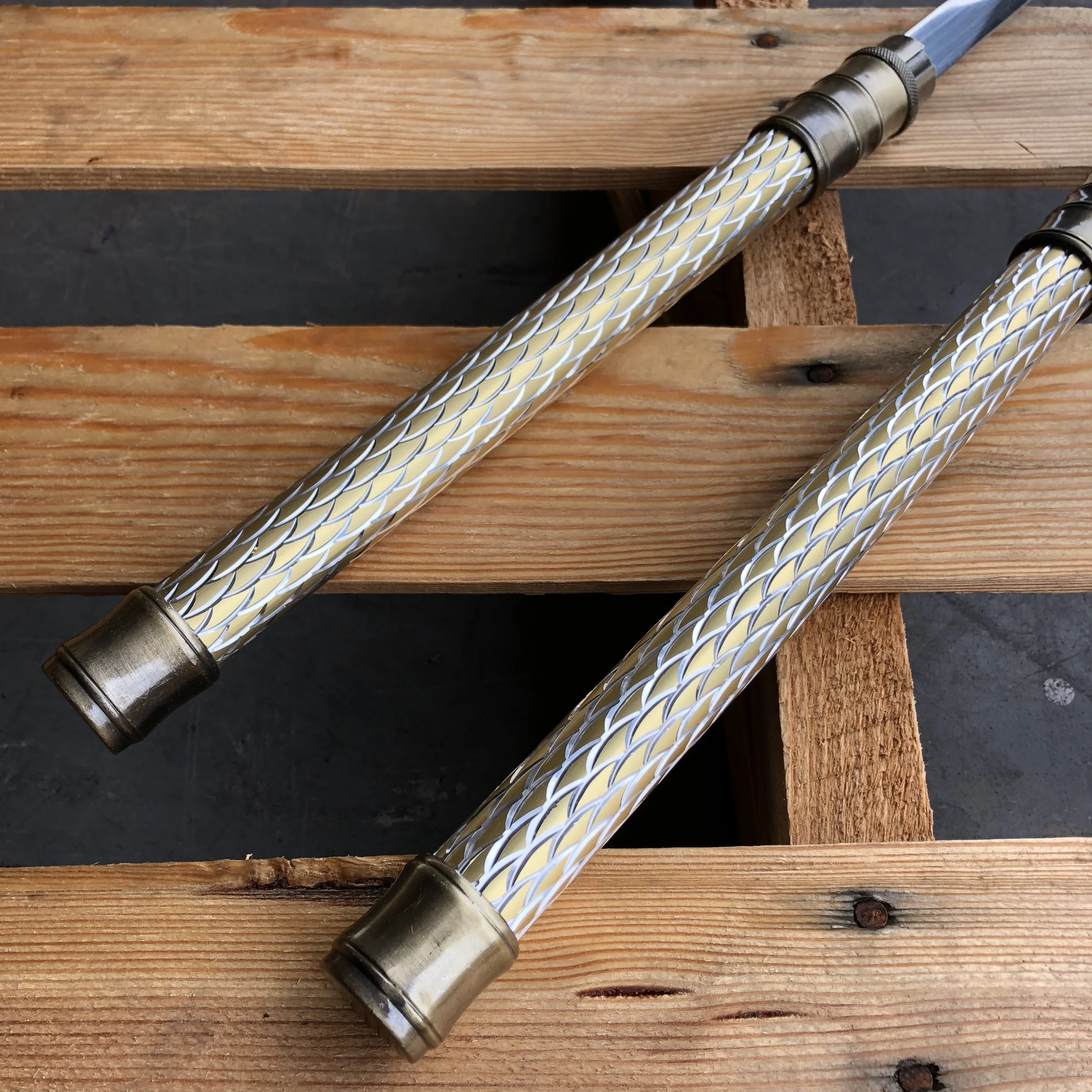 Espada Doble Tipo Baston Y Ninja Ninjato Katana (3 modelos) — Armaduras ...