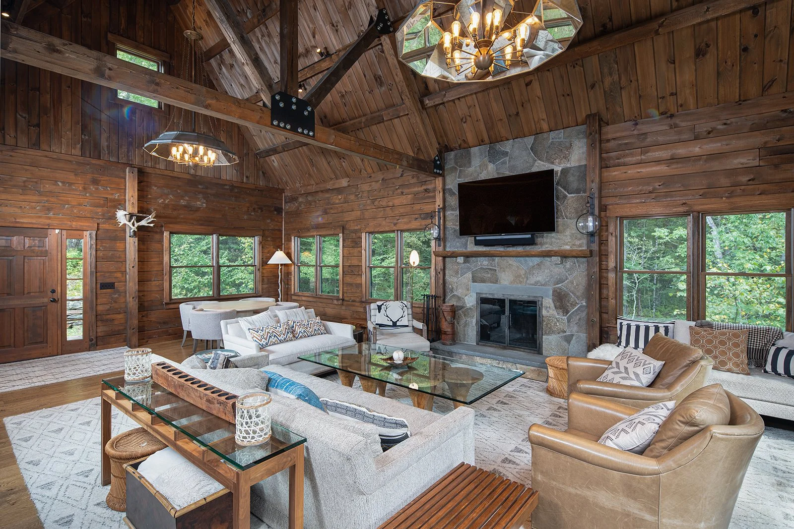 Custom Cedar Log Home — Moosehead Cedar Log Homes