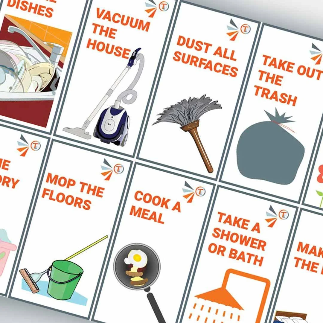 ADLs Chore Card Challenge — Tilton's Therapy