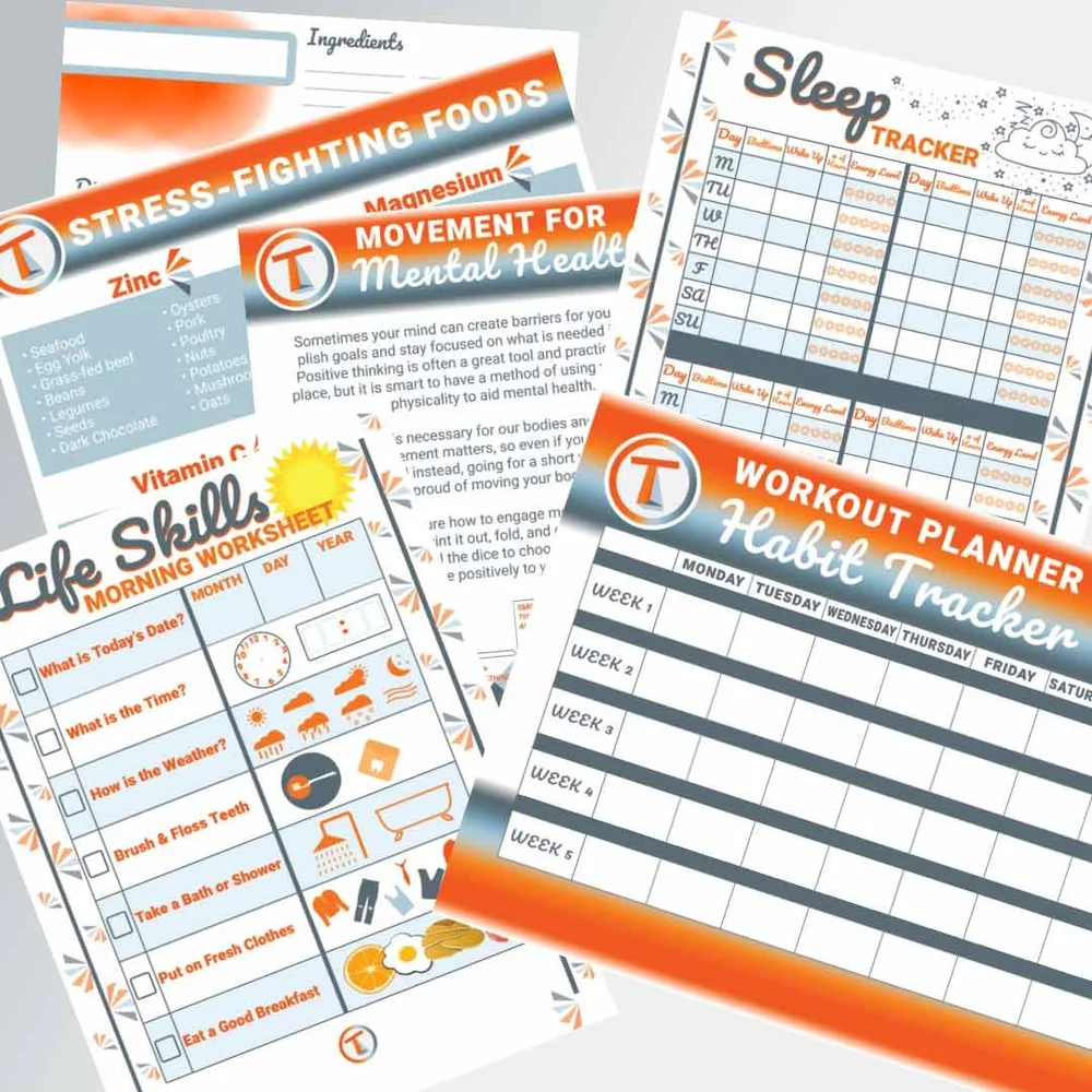 Life Skills Organization Packet — Tilton's Therapy