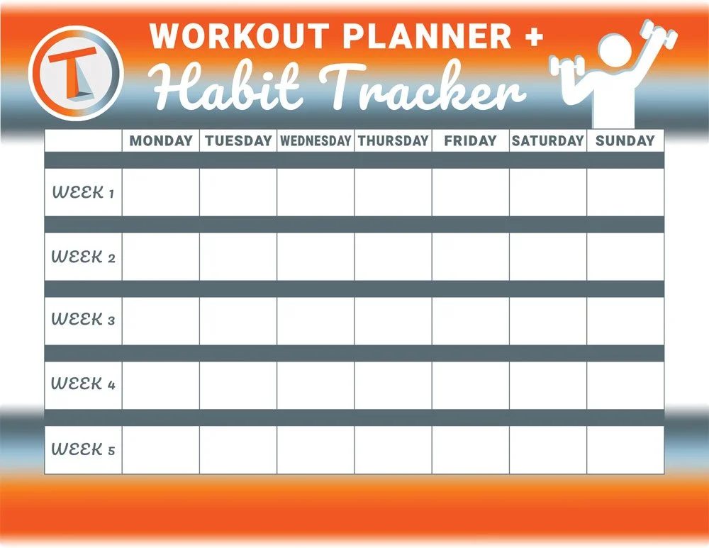 Workout Planner + Habit Tracker — Tilton's Therapy
