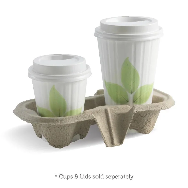 BioPak 2 Cup Pulp BioCup Tray (Carton of 500) - B-CC-802 — MGE Riverland