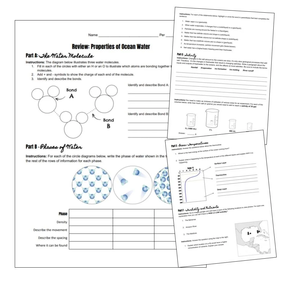 Marine Science Resources — Wild Blue Classroom