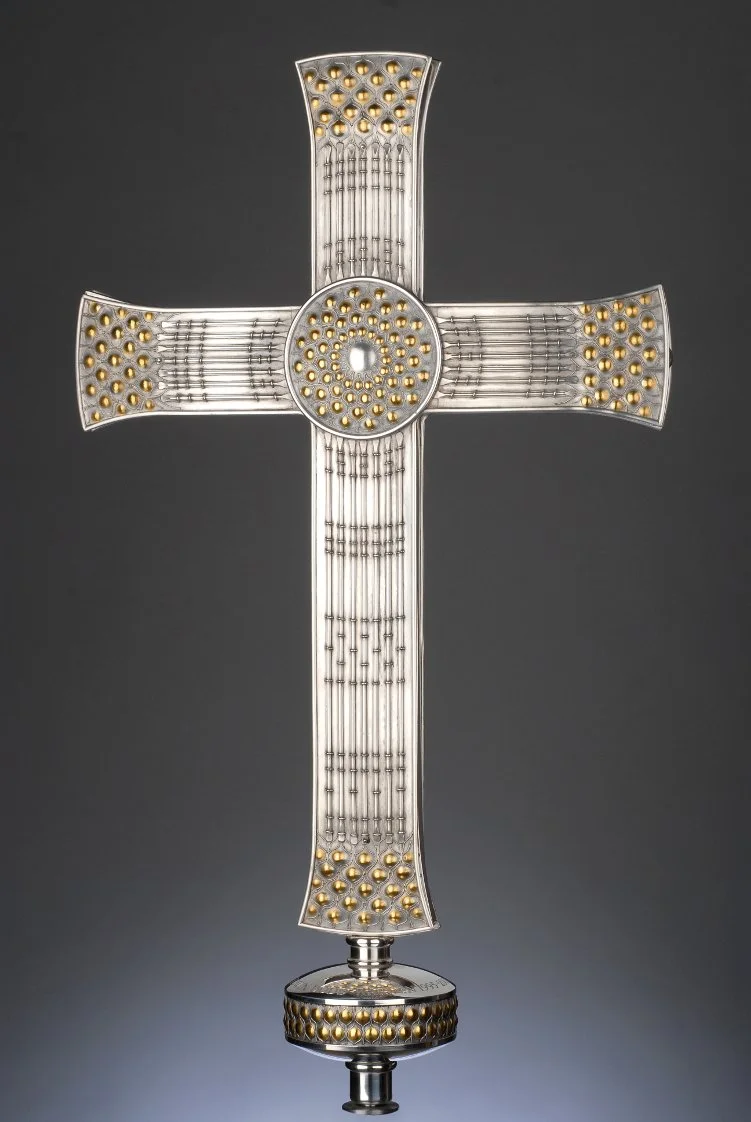 Wally Gilbert: Crosses, ciborium and baptismal shell — Art + Christianity