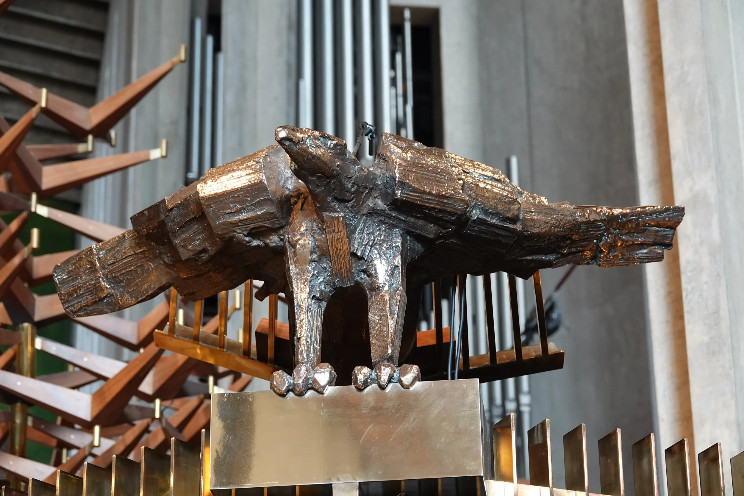 Elisabeth Frink: Eagle (lectern) — Art + Christianity