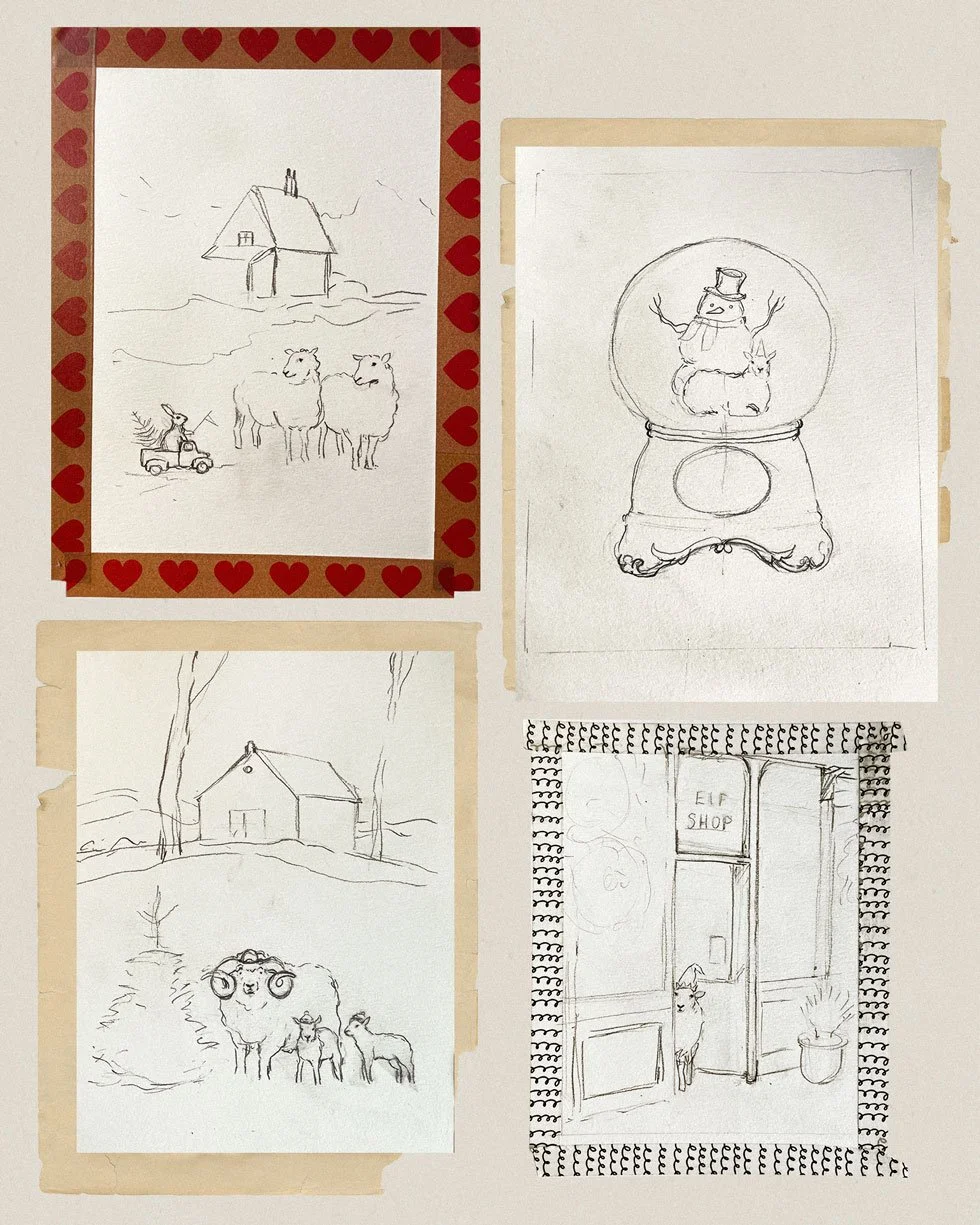 Advent Drawing Challenge | Christmas Illustrations and Behind the ...