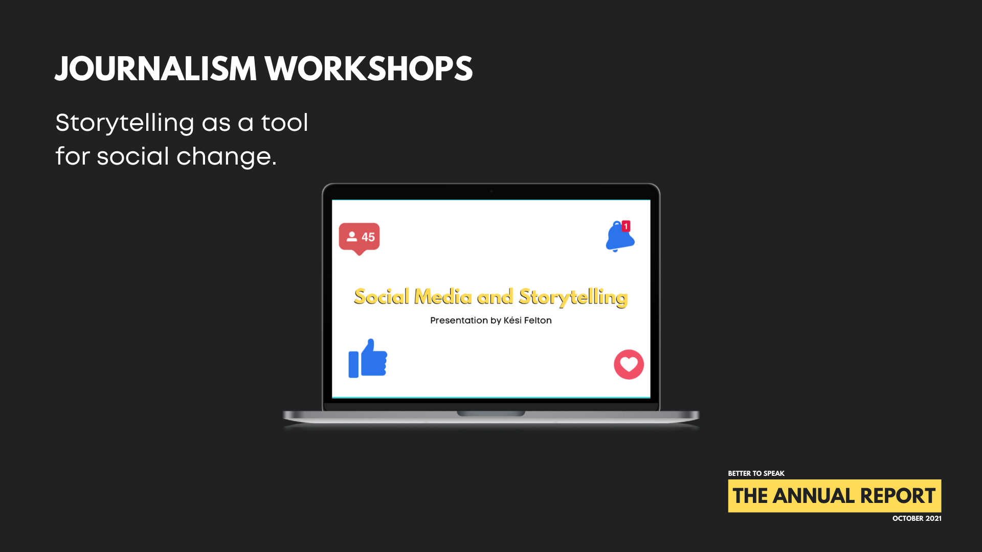 Journalism Workshops – Storytelling as a tool for social change ...