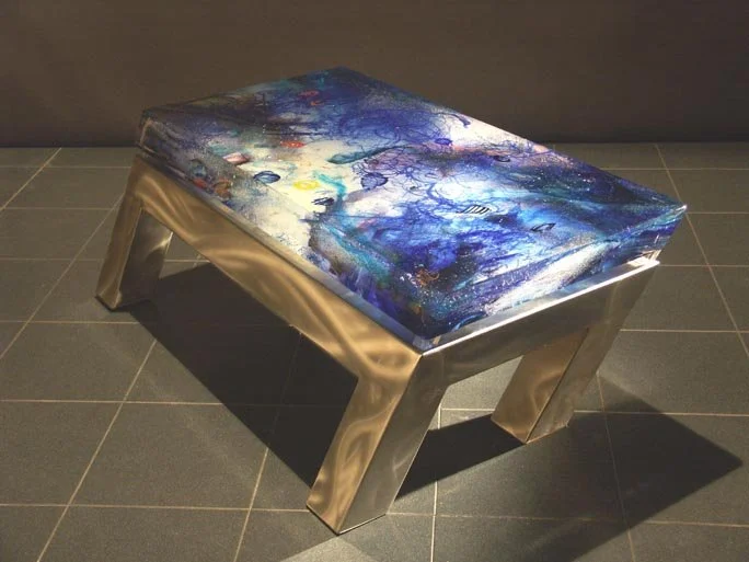 Architectural Cast Glass - Tables and Counter Tops — David Ruth Glass