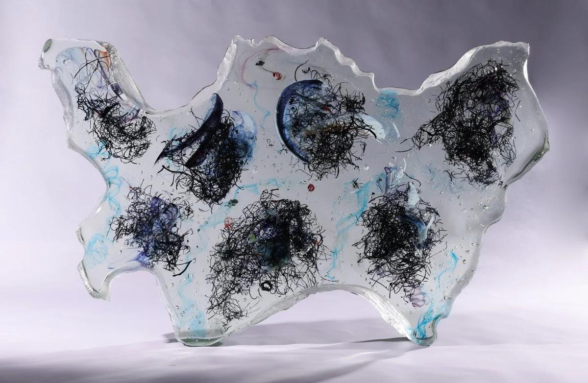 Internal Space - Cast Glass Sculpture — David Ruth Cast Glass